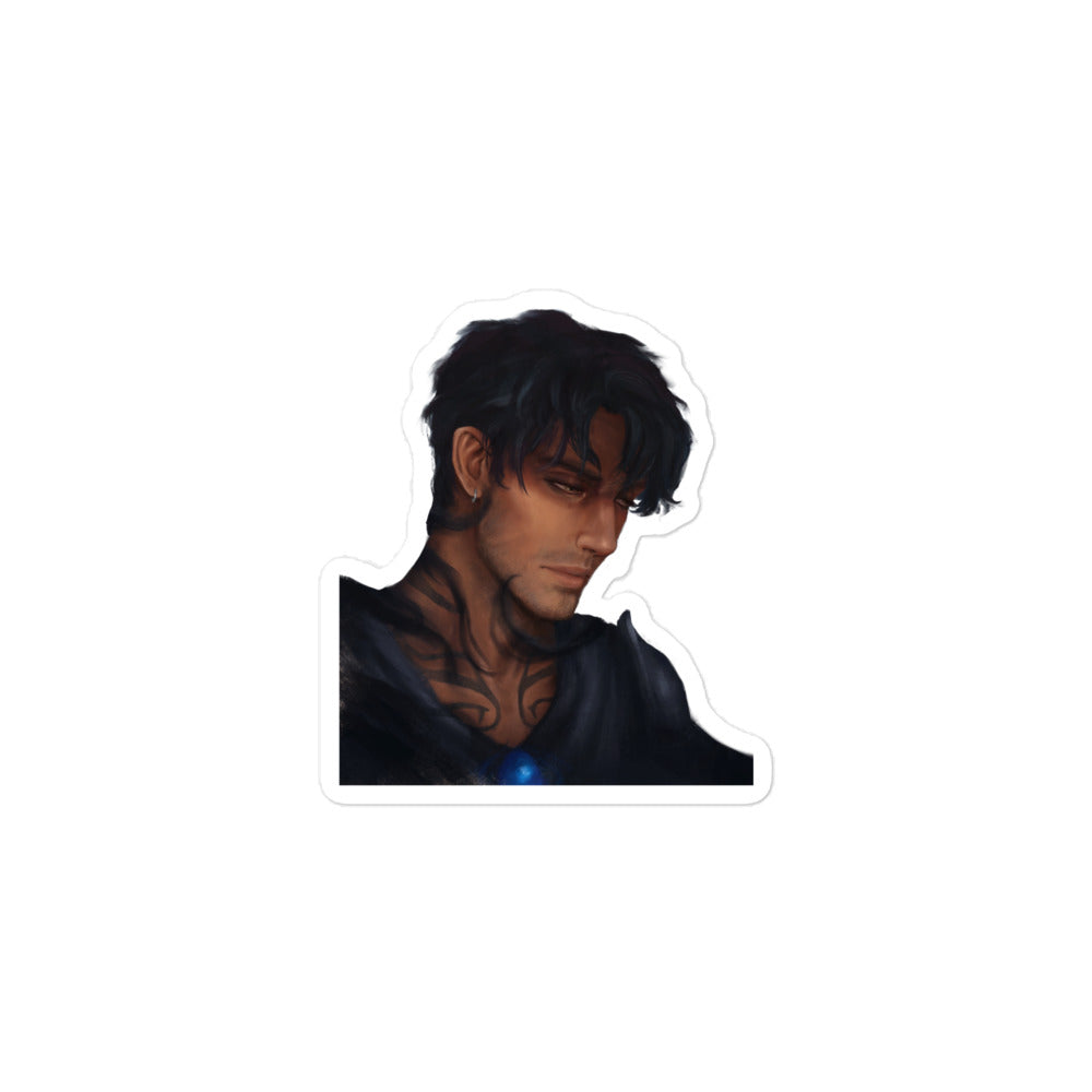 Azriel Portrait Kisscut Sticker – Madschofield